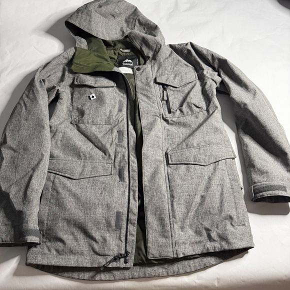 Burton | Jackets & Coats | Burton Jacket Mens Small Gray Mb Covert ...